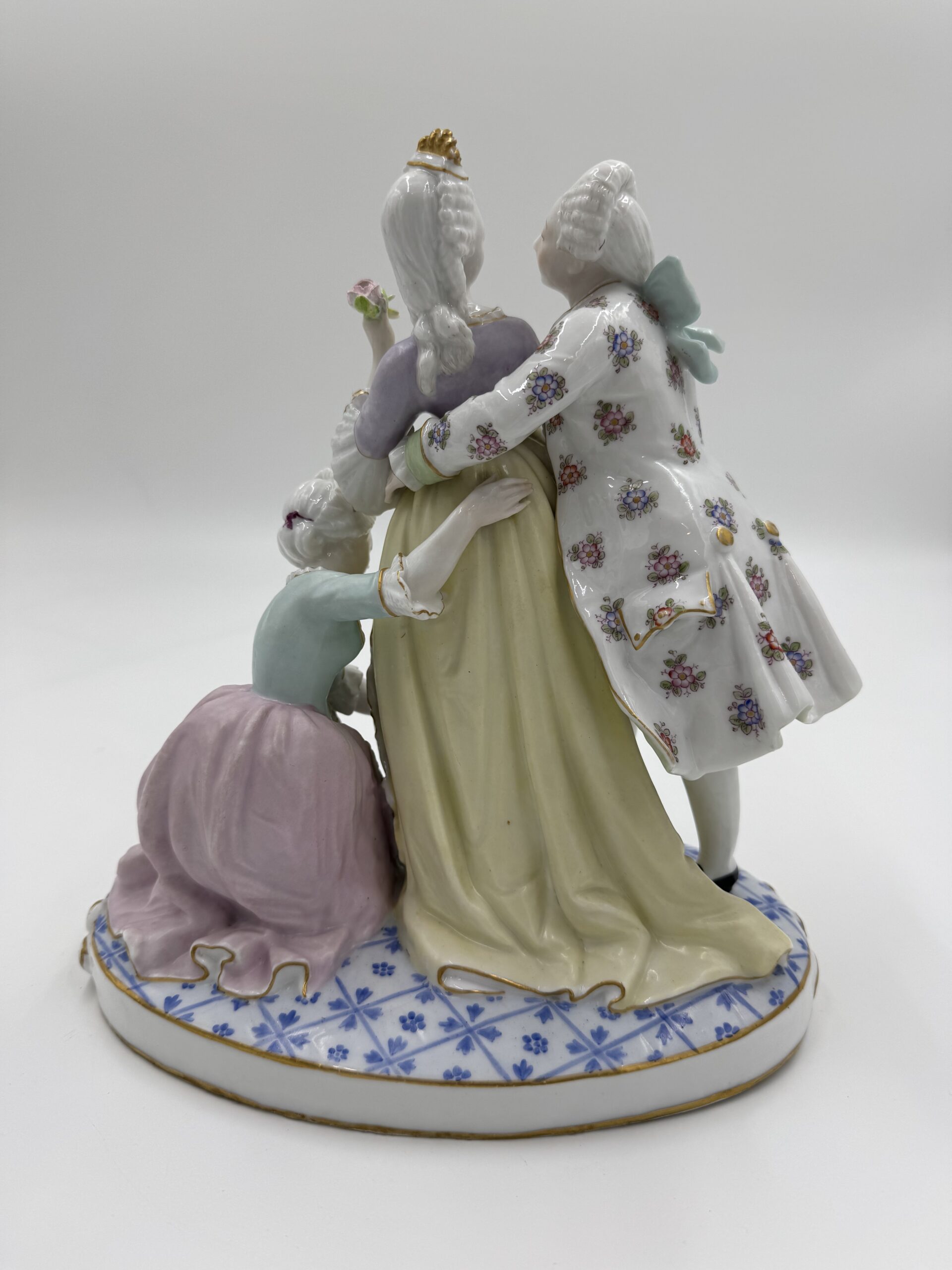 Porseleinen groep, Porcelaine de Paris, Eugène-Marx Clauss (1870-1880 ...